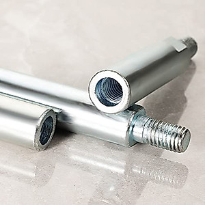 Grinder Extension Shaft, 3pcs Angle Grinder Extension Connecting Rod, Thread Rotary Extension Shaft Set, Angle Grinder Extender Lengthen Rod for 3/8" (Metric M10) Thread Arbor