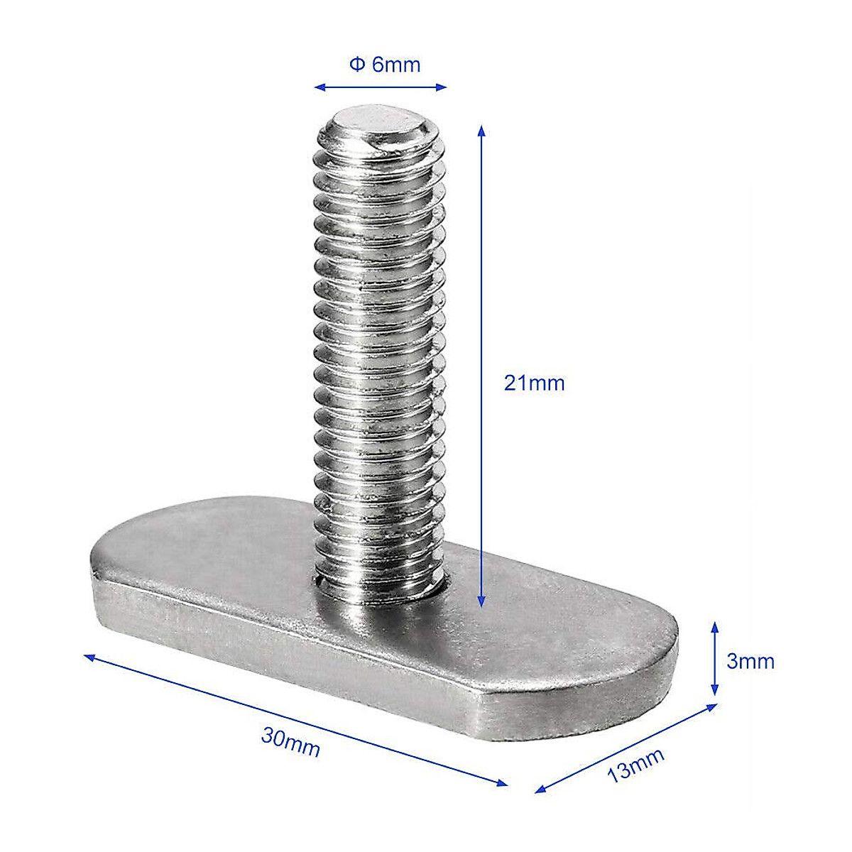 Kayak Screws 6pcs Hardware Fishing Accessories Rails Bolts sy Use Canoe Boat Outdoor Mini Water-Skiing Tool Stainless Steel Parts Watercraft