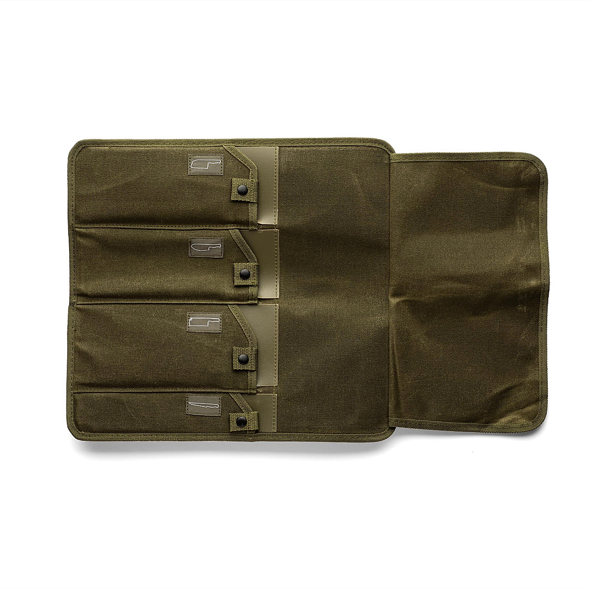 TRUE Primal Forge Outdoor Cutlery Set, Canvas Knife Roll