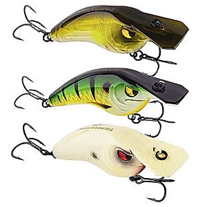 A10 Square Bill Crankbait (Yellow Perch) Crankbait Top Water Fishing Lures for Freshwater Bass Fishing Lures