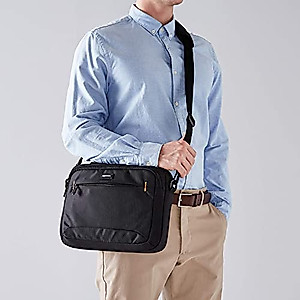 Amazon Basics 11.6-Inch Laptop and iPad Tablet Shoulder Bag Carrying Case, Black