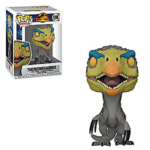POP Jurassic World Dominion - Therizinosaurus Funko Vinyl Figure (Bundled with Compatible Box Protector Case), Multicolor, 3.75 inches