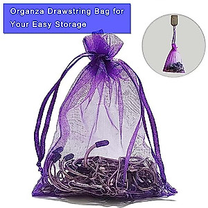 SWETCIEL 20PCS Swivel Hooks Clips, Stainless Steel Dual Clip Swivels Wind Spinners Spiral Hangers for Hanging Wind Spinners, Wind Chimes, Bird Feeder, Wind Socks, 2 Styles