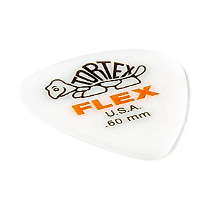 Dunlop Tortex Flex Standard .60mm Orange Guitar Pick-12 Pack