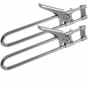 Bottle Opener, Adjustable Multifunctional Stainless Steel Can Opener, Manual Jar Bottle Opener Kitchen Accessories,Easy-open Adjustable Jar Opener (2PCS)