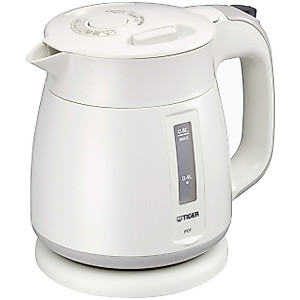 Tiger thermos electric kettle 800ml white Wakuko PCF-G080-W Tiger