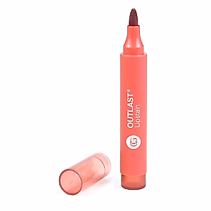 COVERGIRL Outlast Lipstain, Flirty Nude 435, 0.09 Ounce (Packaging May Vary) Water-Based Lip Color with Precision Applicator