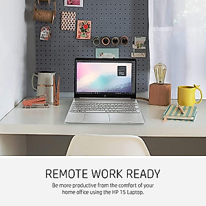 HP 15.6" Touchscreen Laptop Computer, Intel Core i3 1115G4 up to 3.2GHz (Beat i5-10210U), 32GB DDR4 RAM, 1TB PCIe SSD, WiFi, Bluetooth, Natural Silver, Win11 S, BROAG 64GB Flash Stylus (Renewed)