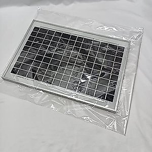 DailySolar Solar panels for the production of electricity,10W 18V Solar Panel High Efficiency Module Power for Battery, Boat, Gate Opener, Chicken Coop, Off-Grid Applications.