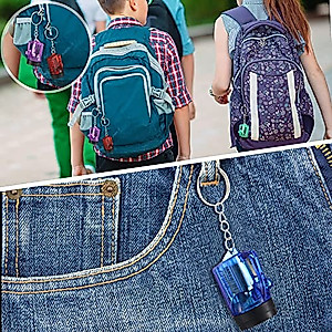 Kenning Mini Flashlight Keychains Small LED Key Chains Portable Handheld Plastic Flashlights Keychains for Camping Party Favors (48 Pieces)