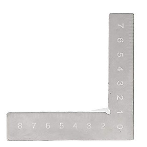 Square Layout Miter Triangular Ruler, Stainless Steel 90° 45° Mitre Angle Measuring Template Tool Carpenter's Layout Ruler Gauge