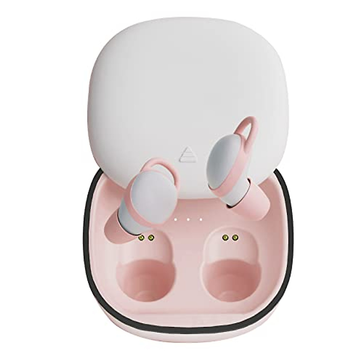 Invisible Sleep Earbuds Smallest Lightest Tiny Noise Cancelling Ear buds for Sleeping Quiet-Comfort Mini Sleepbuds Wireless Bluetooth 5.2 Hidden Headphones for Side Sleepers/Work Small Earplugs-Pink