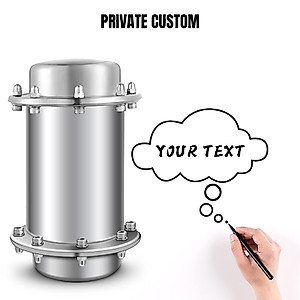 Dinikally Personalized Engraved Time Capsule Custom Waterproof Stainless Steel Container (15.7 inch)