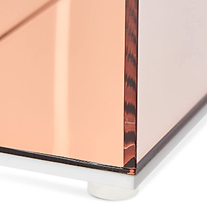 Clear Acrylic File Organizer with 2 Slots, Office Desk Paper, Mail, and Letter Sorter (9 x 5 x 7 in)