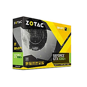 ZOTAC GeForce GTX 1080 Ti AMP Edition 11GB GDDR5X 352-bit PCIe 3.0 Gaming Graphics Card VR Ready(ZT-P10810D-10P)