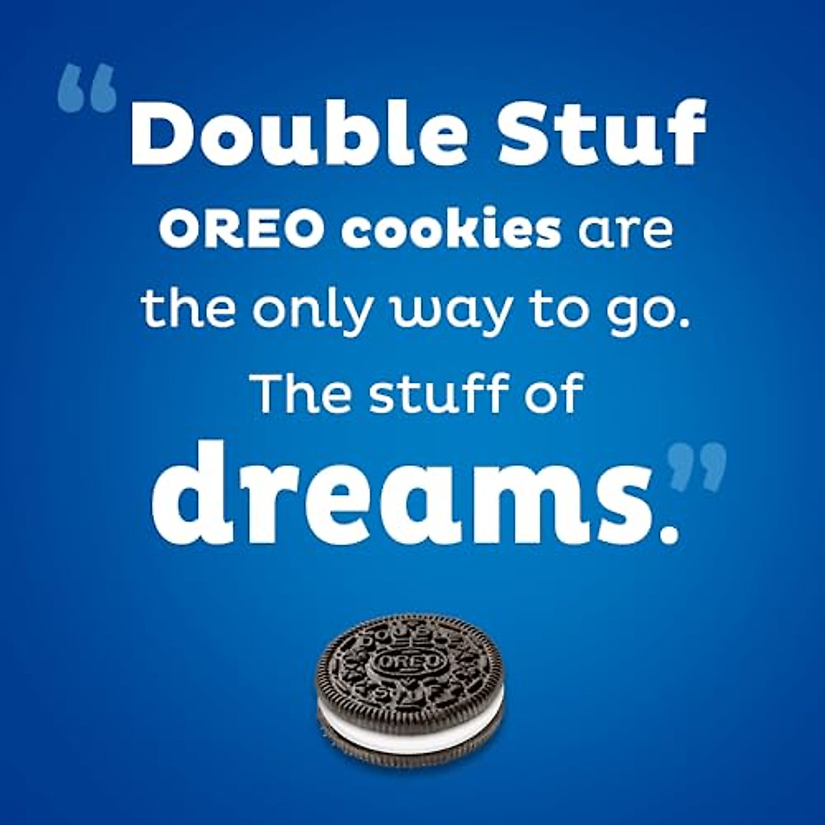 OREO Double Stuf Chocolate Sandwich Cookies, Family Size, 3 Packs