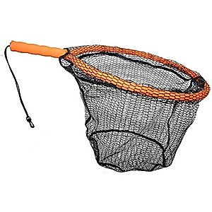 Foreverlast Inc. Generation 2 Non-Snag Floating Fishing Landing Net for Wade Fishing and Fly Fishing, G2 Pro Net, Orange