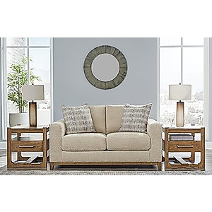 Signature Design by Ashley Parklynn Classic Loveseat for Living Room, Beige