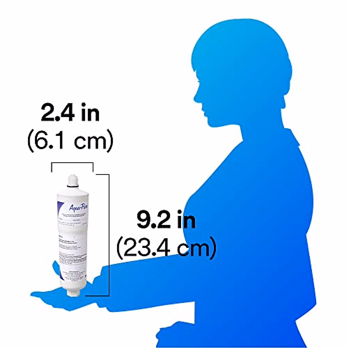 Aqua-Pure Whole House Scale Inhibition Inline Replacement Water Cartridge AP431, For Aqua-Pure System AP430SS, Helps Prevent Scale Buildup On Hot Water Heaters, Boilers, Plumbing Pipes and Fixtures
