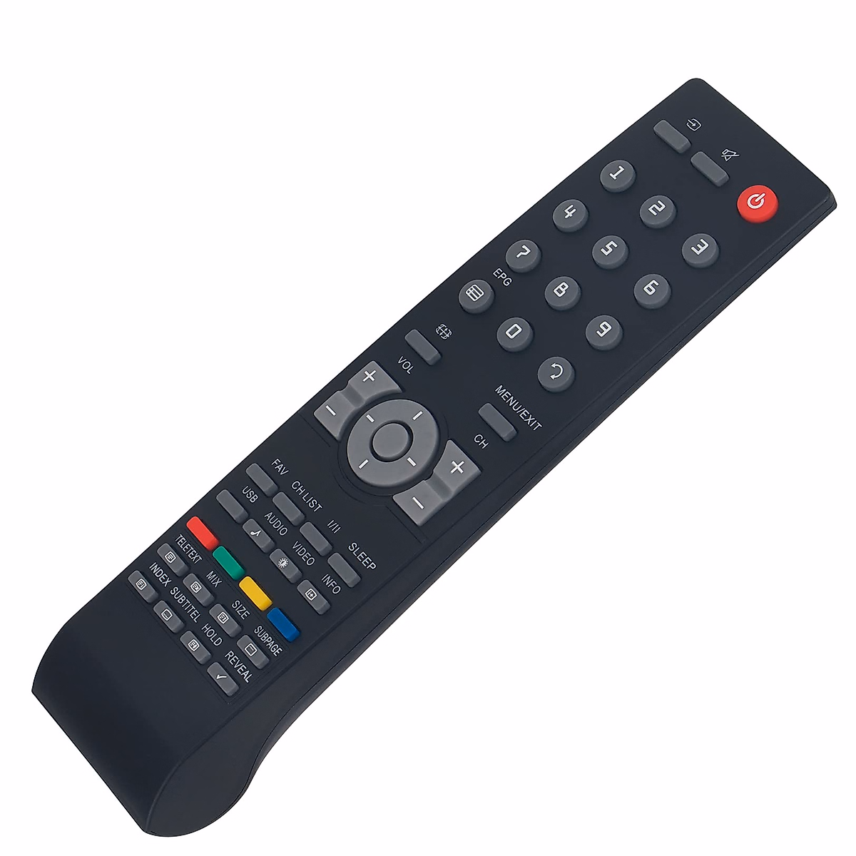 AIDITIYMI RC2444601/01 098GRABDPNTACR Replacement Remote Compatible with AOC LCD LED HDTV CRT TV L32W761 L37W431 LE40H137M L22W931 L26W831 L32W961 L42H961 313923818801