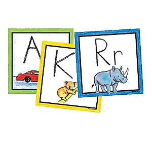 Learning Without Tears Spanish Color Wall Cards- Get Set for School- Pre-K and TK, Sensory, Alphabet, Letters and Illustrations, Classroom Display and Student Reference- for School and Home Use