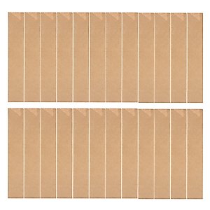 Operitacx 200pcs Kraft Paper Chopsticks Bag Paper Cutlery Sleeve Chopsticks Sleeve Cover One Time Chopsticks Pockets Disposable Serving Utensils Chopstick Paper Bag Pocket Paper Tableware