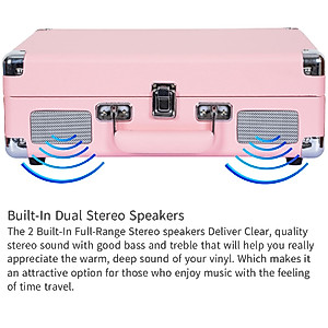 Generic MZL-P01 Turntables Pink