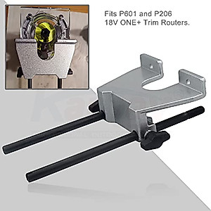 204358001 Edge Guide Assembly Compatible with Ryobi P601 and P206 18V ONE+ Trim Routers - 204358001 Router Guide.