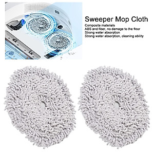 Jeanoko 2 PCS Sweeper Mop Cloth Sweeper Replacement Mop Cloth In Compatible With Dreame W10 W10 PRO Replacement Mop Pads Bracket For Home Use