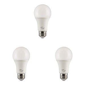 Euri Lighting EA19-15W2040e, LED A19 15W (100W Equivalent), 1600lm, Dimmable, 4000K (Bright White) E26 Base, Fully Enclosed Rated, Damp Rated, UL & Energy Star, 3YR 25K HR Warranty
