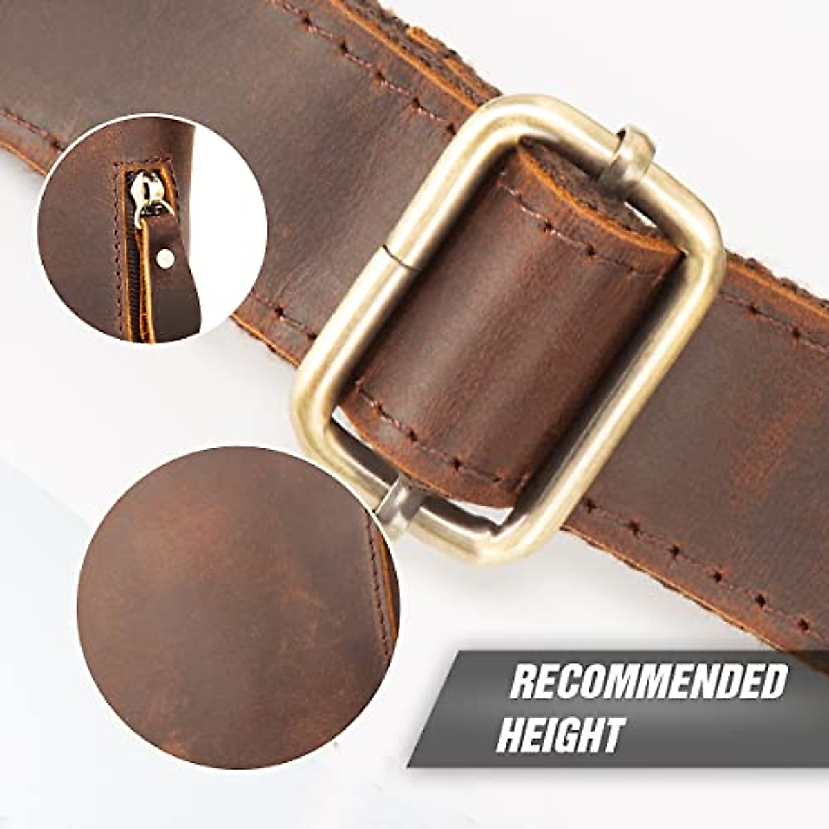 Leathario Leather Sling Bag for Men Chest Crossbody Shoulder Small Daypack Multipurpose Casual Travel