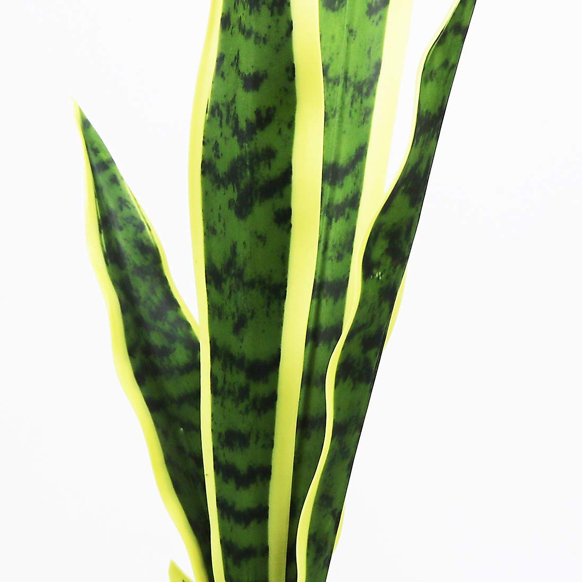 Bird Fiy Artificial Snake Plants 30" Faux Agave Fake Sansevieria Artificial Silk Plant for Home Garden Office Store Decoration 4 Pcs (Yellow)
