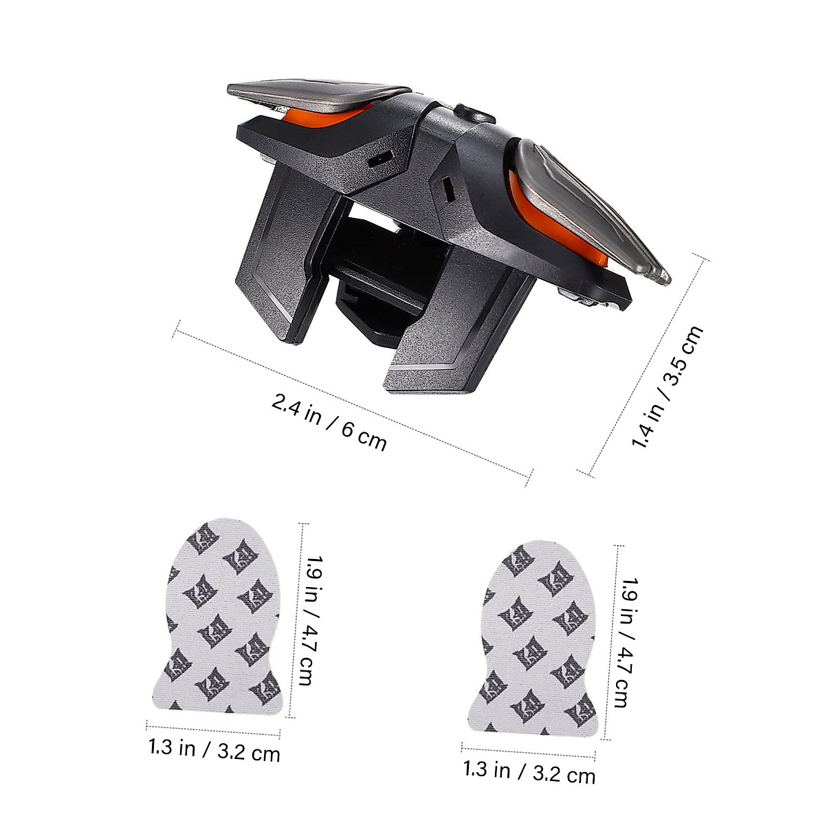 UKCOCO Telefonos 1 Set Controls Teléfonos Telefono Game Supplies Mobile Phone Gaming Controllers The Call Game Six-finger Chicken Eating Artifact: Abs Cell Phone Cable Triggers