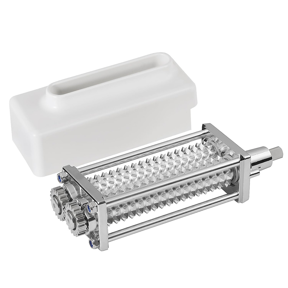 Lawenme Meat Tenderizer Attachment for KitchenAid – Meat Tenderizer Machine for All KitchenAid and Cuisinart Stand Mixers, Meat Tenderizer with Stainless Steel Gears