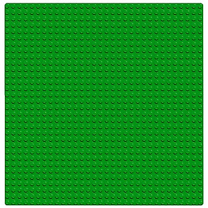 LEGO Classic Green Baseplate 2304 Supplement for Building, Playing, and Displaying Creations, 10in x 10in, Large Building Base Accessory for Kids and Adults (1 Piece)