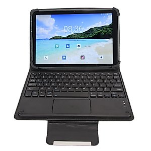 10.1 Inch Android 12 Tablet, 2 in 1 Tablet with Keyboard & Case, 4G Cellular Tablet, Octa Core CPU, 8GB RAM 256GB ROM, FHD Display, Dual Camera, WiFi, BT5.0, 7000mAh Battery (Green)
