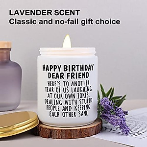 Birthday Gifts for Women Best Friends, Gifts for Friends Bestie, Friendship Gifts for Women Friends, Happy Birthday Gifts, Soy Wax Lavender Scent