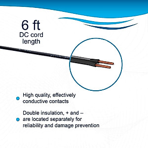 HQRP AC Adapter/Power Supply for Boss MT-2 METAL ZONE/OD-3 OVERDRIVE Guitar Effects pedals Replacement plus HQRP Euro Plug Adapter