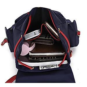 MKF Backpack Purse for Women & Girls – Nylon Top Handle Bag Lady Fashion Travel Pocketbook – Roomy Daypack Paula Charcoal Grey