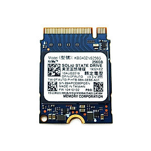 Solid State Drive FWJTG 0FWJTG TW-0FWJTG Compatible Replacement Spare Part for Dell Kioxia KBG40ZNS256G 256GB M.2 2230 NVMe PCIe Gen3 x4 SSD