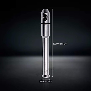 TIG Pen Finger Feeder Welding Rod Holder 1.0-3.2mm (1/32''-1/8'') Welding Wire Pencil Filler TIG-Pen Welding Feed Stick Holder Weld Filler Metal Tool Welder Accessories (Silver TIG-PEN PK-1)