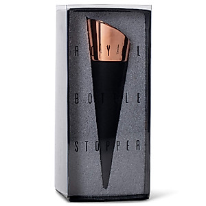 Cork Pops Rubber 4 Inch Reflective Copper Royal Bottle Stopper