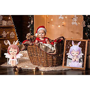 Guardian Angel Cute Piggy Bank for Girls Makes a Perfect Unique Gift, Nursery Décor, Keepsake, Baby Baptism Gift, or Savings Piggy Bank for Baby Pink