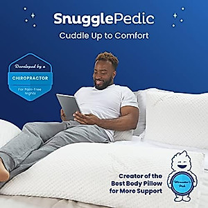 Snuggle-Pedic Toddler Pillow for Travel & Camping - USA Made Shredded Memory Foam Pillows w/Cooling Cover - Kids Pillow