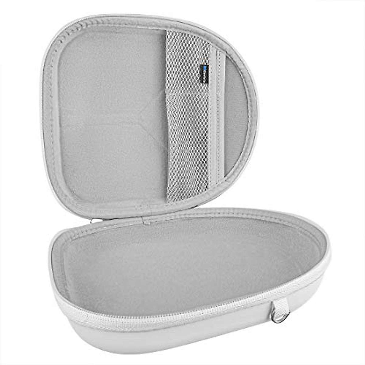 Geekria Shield Headphones Case Compatible with JBL Tour ONE, Tune 750NC, Tune 700BT, Live 650BTNC Case, Replacement Hard Shell Travel Carrying Bag with Accessories Storage (White)