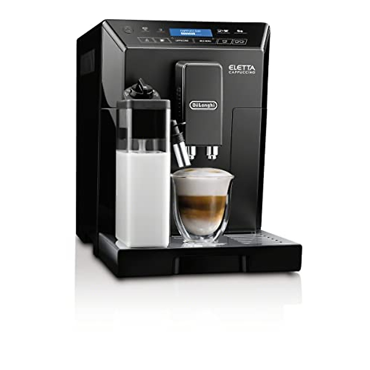 De'Longhi Eletta Fully Automatic Espresso Machine (Refurbished), 1300 milliliters, Black