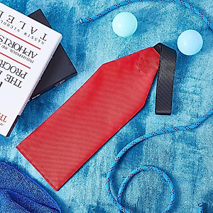 Frienda 2 Pieces Safety Travel Flag for Kayak Canoe Red Warning Flag with Webbing for Kayak SUP Towing Canoes Truck Safety Accessories Kit (Solid Color Style)