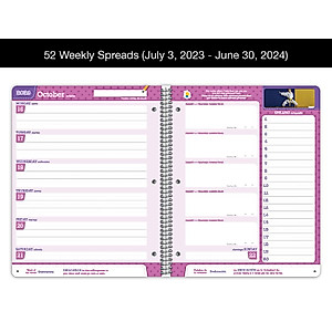 Dated Primary Student School Planner 2023-2024 Academic School Year, Large (8.5" by 11") Block Style Datebook with Engage Cover