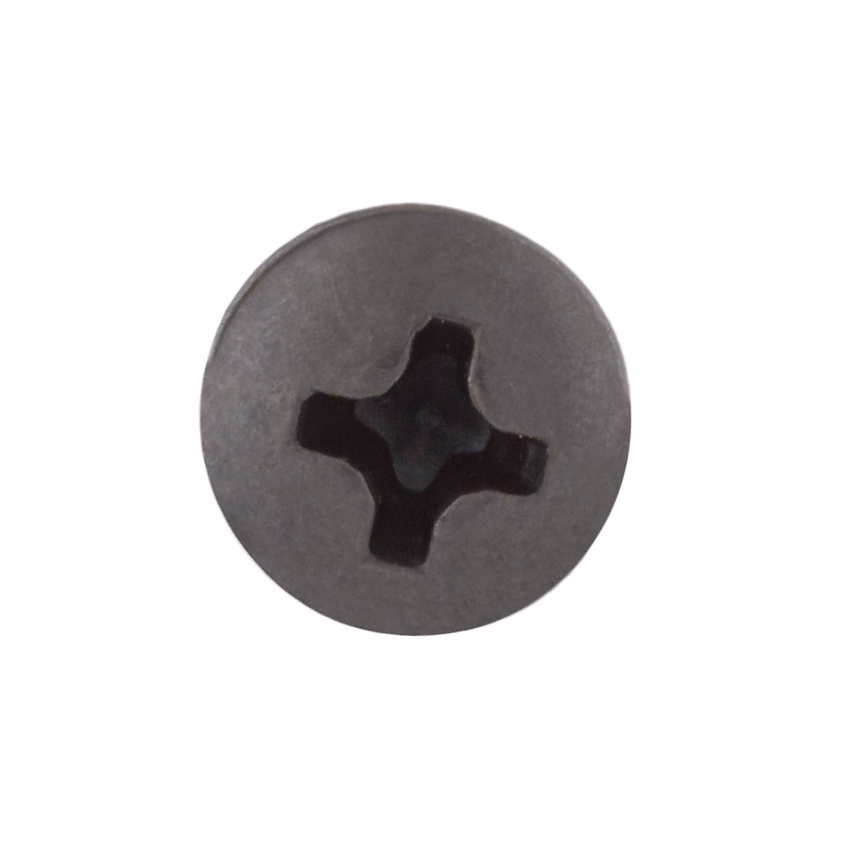 #5 x 1/2" Flat Black Round Head Phillips Wood Screws - Pack of 25 - Self Tapping Screws for Wood - RH512-SBL