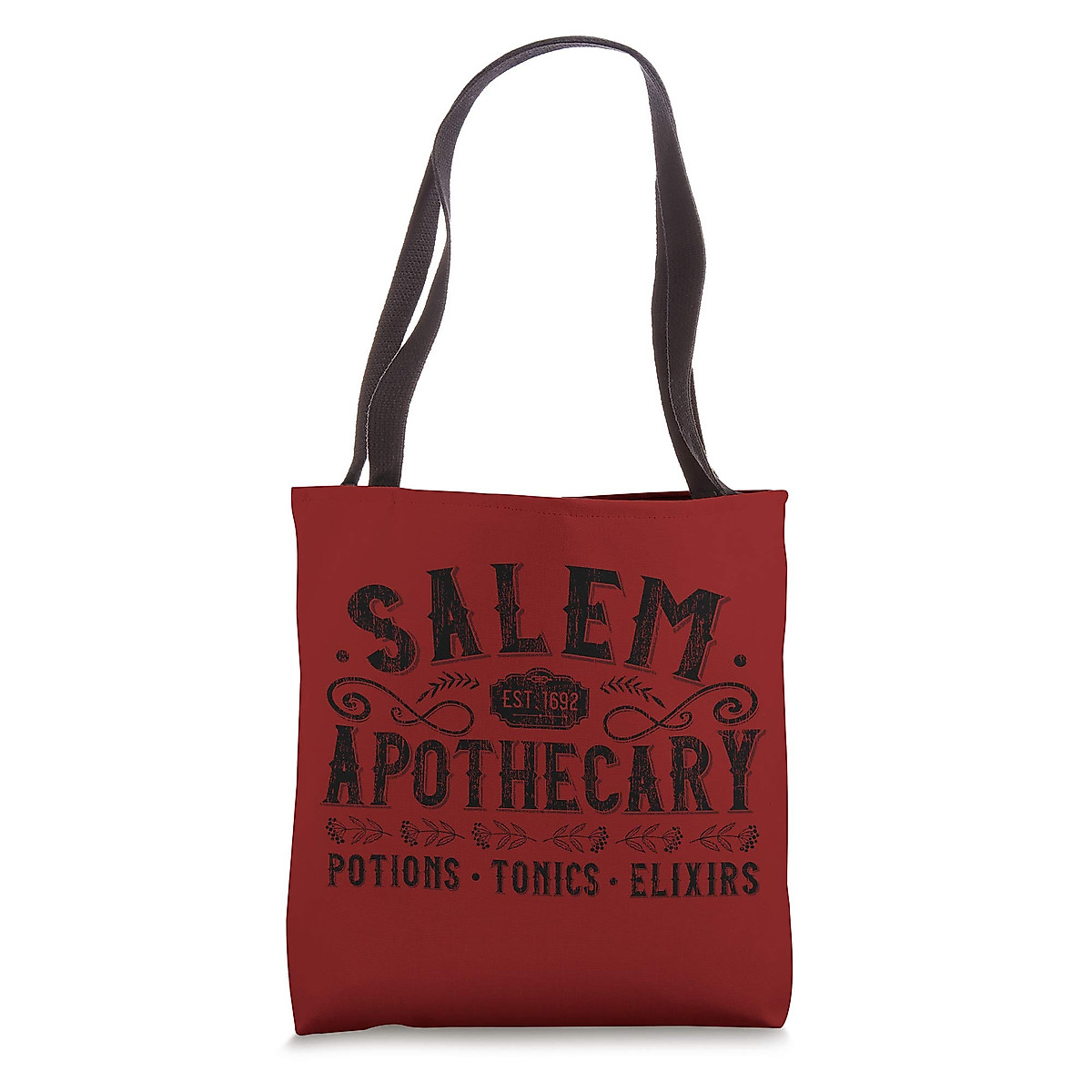 Basic Witch Salem Apothecary Herbalist Elixir Tonic Potion Tote Bag